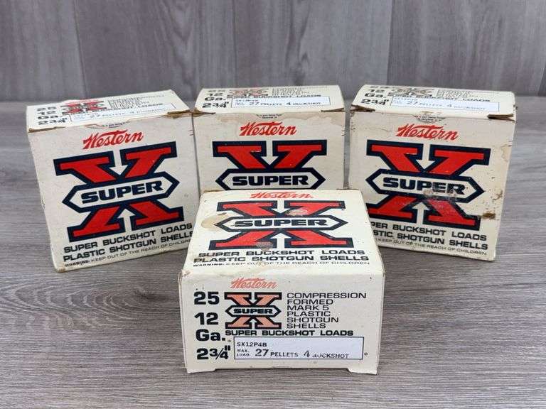 Western Super X Mark 5 12 Gauge Shotgun Shells, Compression Formed ...