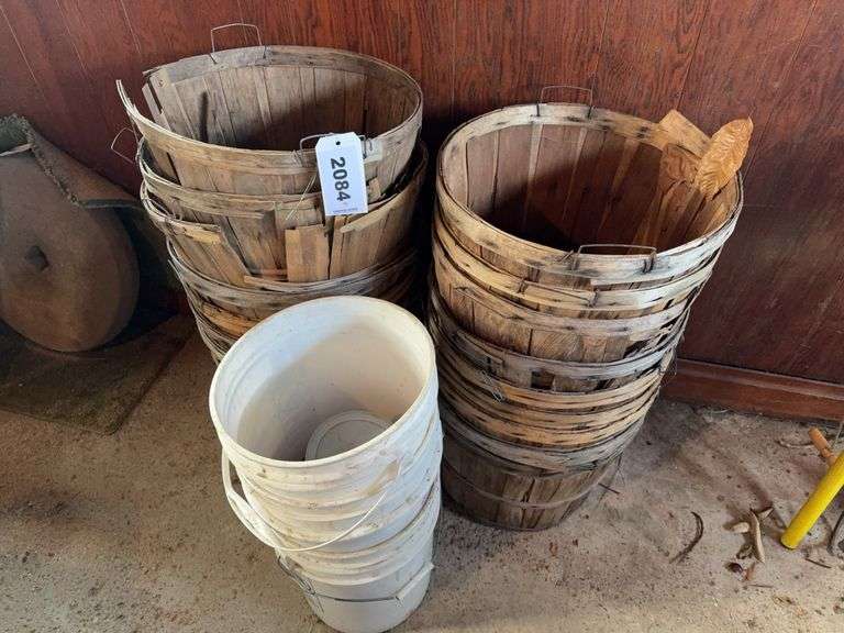 Bushel Baskets & 5 Gallon Buckets - United Edge Real Estate & Auction