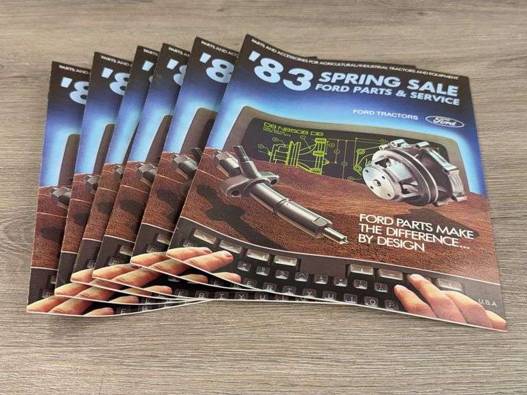 6 Ford 1983 Spring Parts Catalogs - United Edge Real Estate & Auction