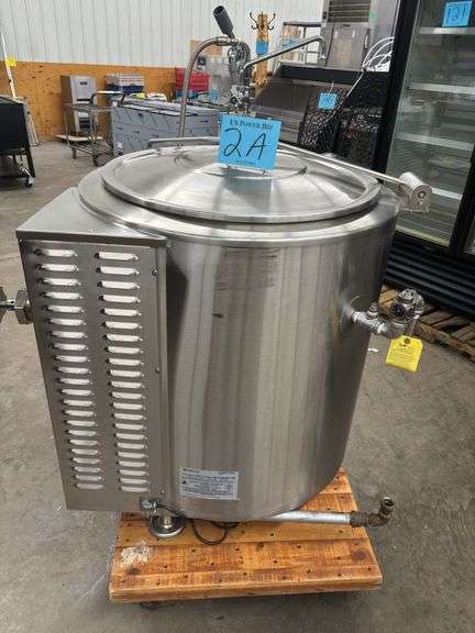 Market Forge 30 GL Stationary Steam Kettle - US Power Bid