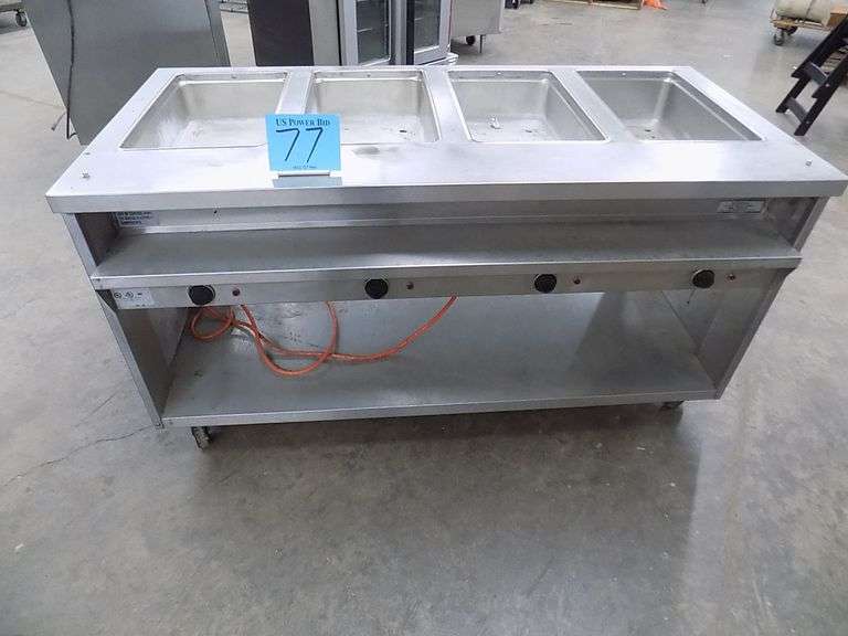 Randell 3614-240 63" Hot Food Table w/ (4) Wells,SN T39857-1 - US Power Bid