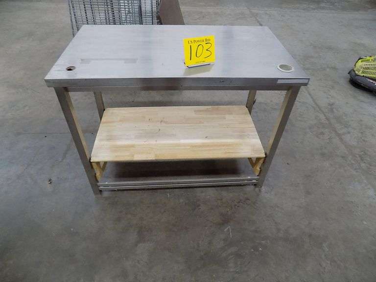 Collapsible Metal Framed Table - US Power Bid
