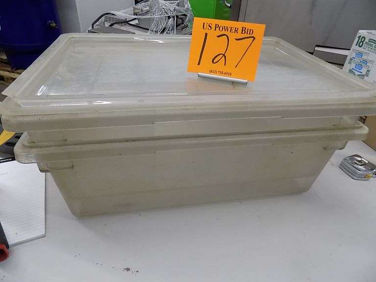 2 Cambro Food Storage Containers - US Power Bid