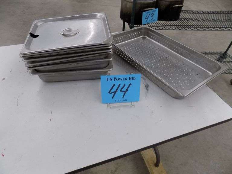 SS Half Size Pans - US Power Bid