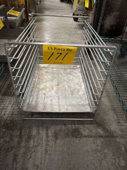 Full Size Sheet Pan Rack,Holds Eight Pans - US Power Bid