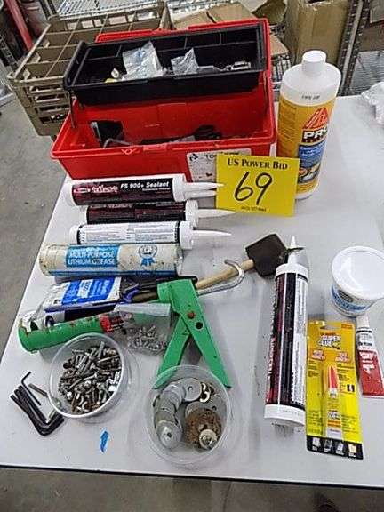 Tool Box Assorted Hardware & More - US Power Bid