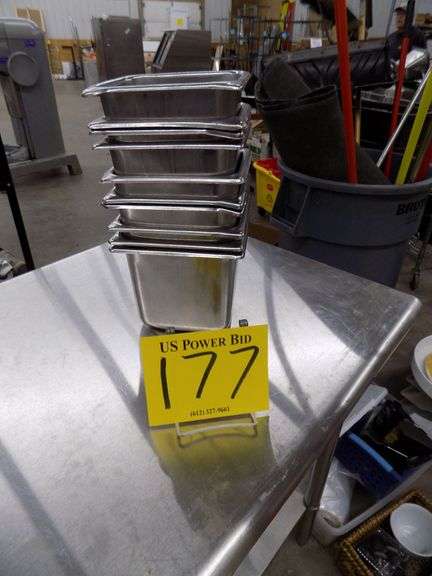 SS 6th Size Pans - US Power Bid