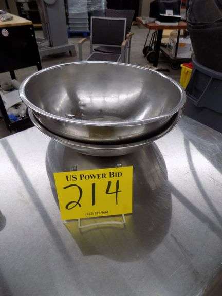SS Mixing Bowls - US Power Bid