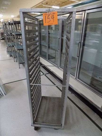 Aluminum Full Size Sheet Pan Cart - US Power Bid