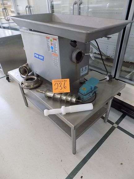 Pro-Cut Meat Grinder W/SS Table - US Power Bid