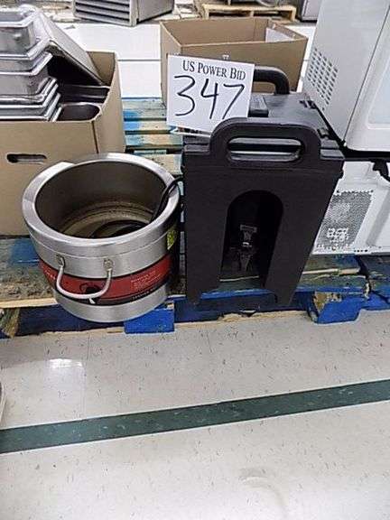 Soup Cooker / Cambro Insulated Bevg Dispenser - US Power Bid