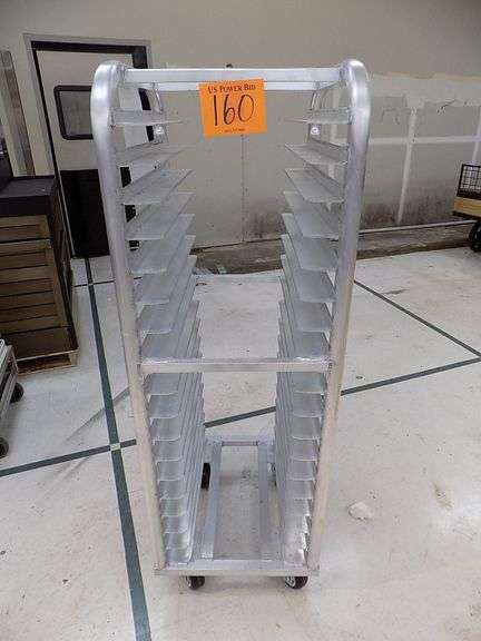 Aluminum Full Size Sheet Pan Cart - US Power Bid