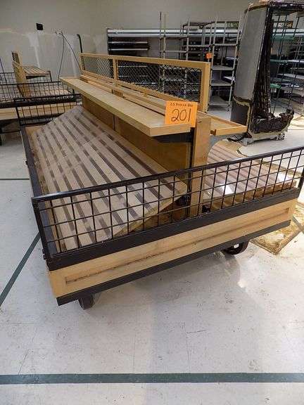 Dual Side Produce Merchandising Cart - US Power Bid