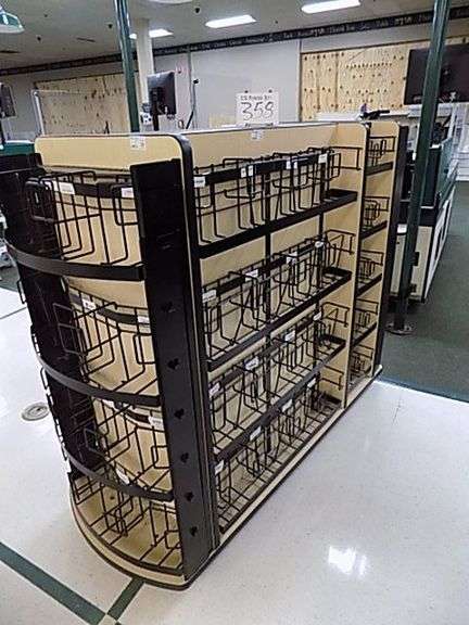 Wood Multi Shelved Caster Mounted Merchandiser - US Power Bid