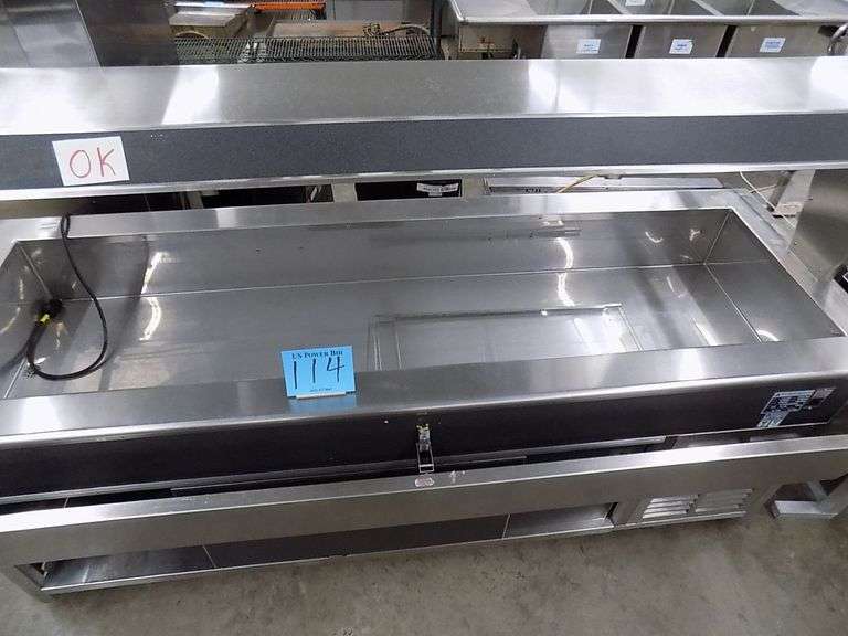 Atlas Metal IND BLU-6-BU-MOD Buffet Style Cold Food Serving Line ...