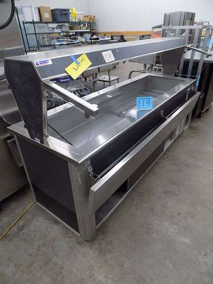 Atlas Metal IND BLU-6-BU-MOD Buffet Style Cold Food Serving Line ...