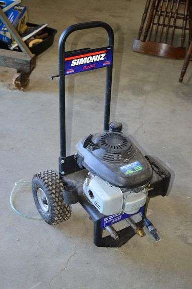Simonize 2200 Pressure Washer - Shackelton Auctions Inc.