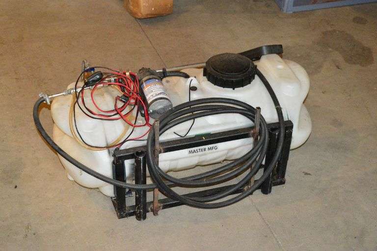 Sprayer /w 12V Pump, Wand & Boom - Shackelton Auctions Inc.
