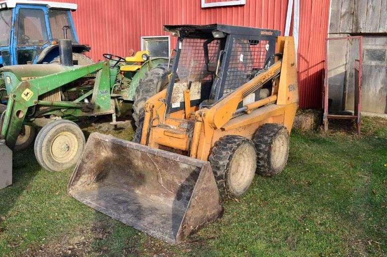 Case 1840 Skid Steer with Bucket - Shackelton Auctions Inc.