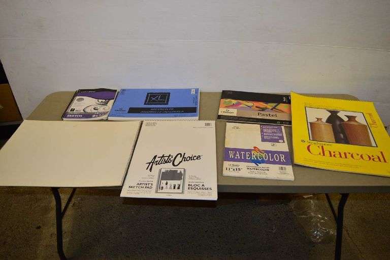 Assorted Art Papers - Watercolour, Sketch, - Shackelton Auctions Inc.
