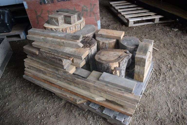 Assorted Lumber and Tree Stumps - Shackelton Auctions Inc.