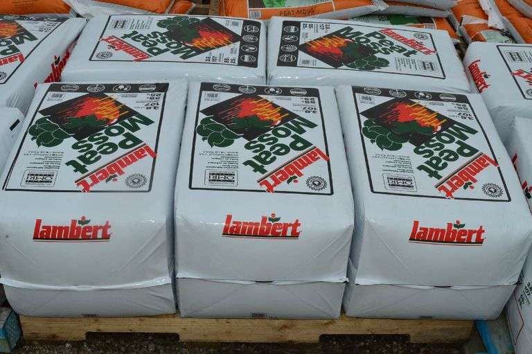 (5) Bales Lambert Peat Moss 107L - Shackelton Auctions Inc.