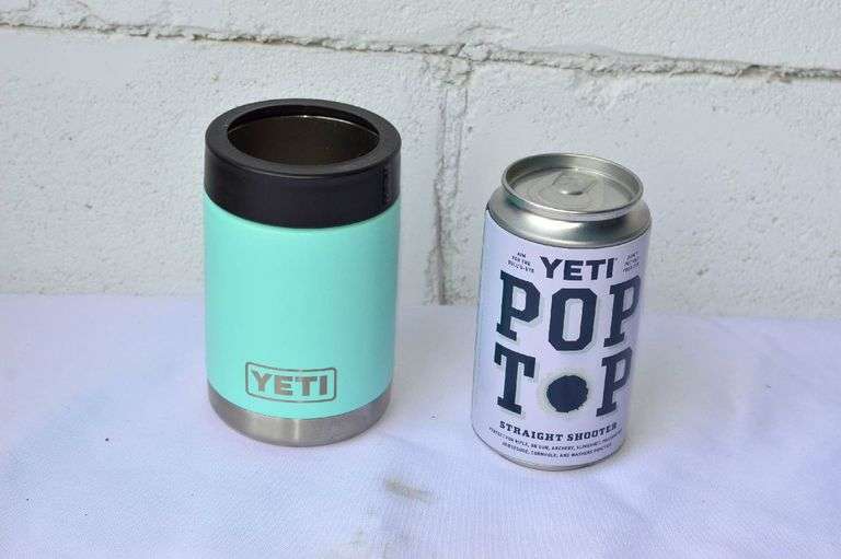 YETI, Pop Top-used green - Shackelton Auctions Inc.