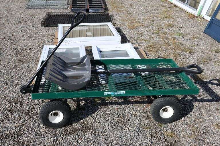 MILLSIDE MESH WAGON & SNOW SHOVEL - Shackelton Auctions Inc.