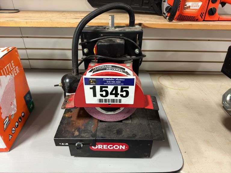 NEW OREGON MOWER BLADE SHARPENER - Shackelton Auctions Inc.
