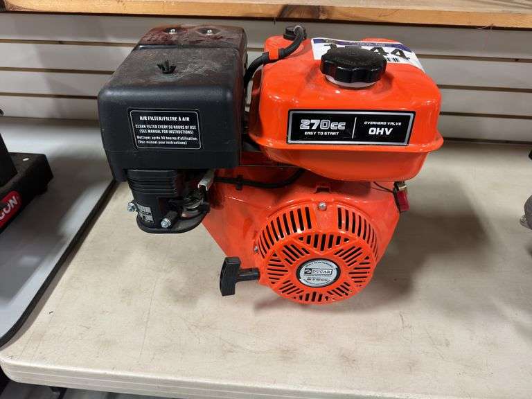 NEW DUCAR 270CC ENGINE - Shackelton Auctions Inc.
