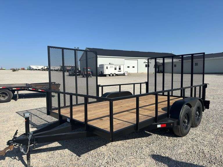 2024 HOMEMADE 14' UTILITY TRAILER - Shackelton Auctions Inc.