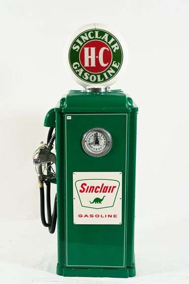 CLOCK FACE FARM GAS PUMP - RESTORED SINCLAIR - Shackelton Auctions Inc.