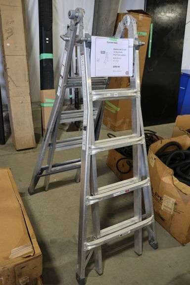 MASTERCRAFT GRADE 1A MULTI TASK LADDER - Shackelton Auctions Inc.