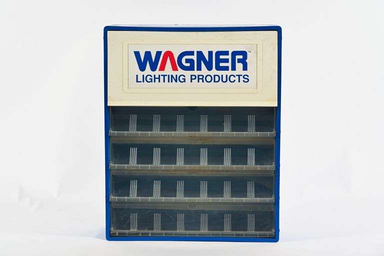WAGNER LIGHTING PRODUCTS PARTS CABINET - Shackelton Auctions Inc.