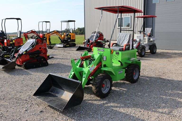 UNUSED TRANER EL45 ELECTRIC WHEEL LOADER - Shackelton Auctions Inc.