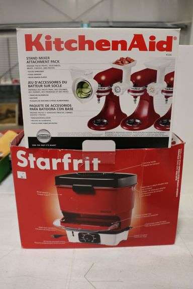 KITCHENAID STAND MIXER & STARFRIT ELECTRIC HOTDOG STEAMER - Shackelton ...