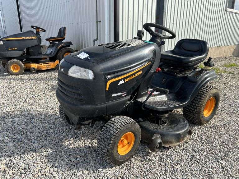 MCCULLOCH 20HP RIDING MOWER - Shackelton Auctions Inc.