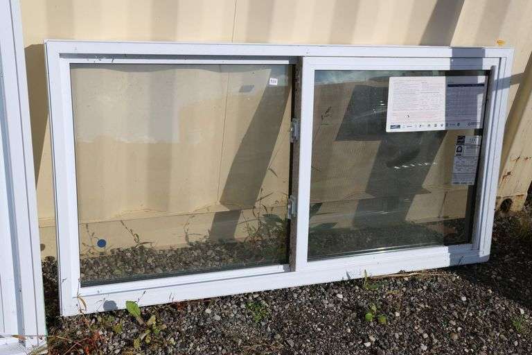 NEW NORTH STAR SLIDING WINDOW - 58 1/2" X 30" - Shackelton Auctions Inc.