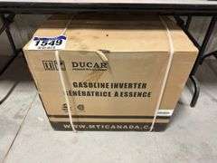 NEW DUCAR 4000W INVERTER GENERATOR - GAS - Shackelton Auctions Inc.
