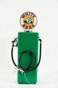 FARM GAS PUMP - RESTORED WHITE ROSE - Shackelton Auctions Inc.