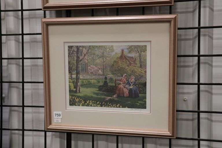 FRAMED, NUMBERED AND SIGNED PETER SNYDER PRINT - Shackelton Auctions Inc.