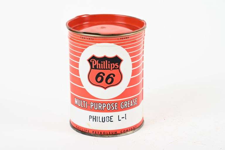 PHILLIPS 66 MULTI-PURPOSE GREASE POUND CAN - Shackelton Auctions Inc.