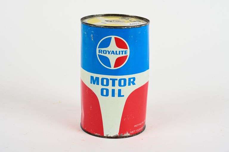 ROYALITE MOTOR OIL IMP QT CAN - Shackelton Auctions Inc.