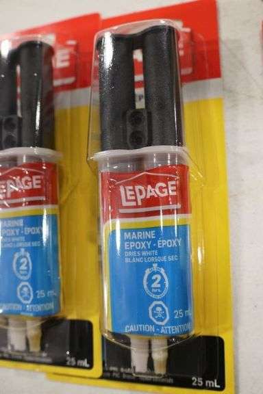 4 NEW LEPAGE MARINE EPOXY - Shackelton Auctions Inc.