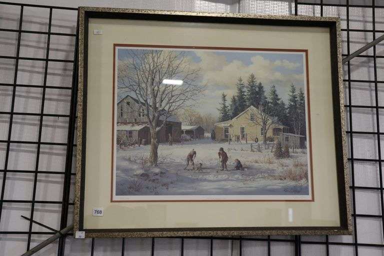 FRAMED, SIGNED AND NUMBERED ROSS LOGAN PRINT - Shackelton Auctions Inc.