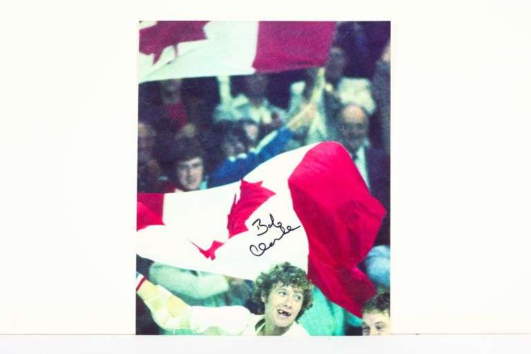 SIGNED TEAM CANADA BOB CLARKE PHOTO PRINT - Shackelton Auctions Inc.