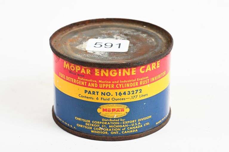 MOPAR ENGINE CARE UPPER CYLINDER RUST INHIBITOR 6 OZ CAN - Shackelton ...