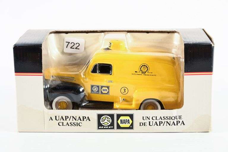 NAPA 1948 FORD DELIVERY TRUCK BANK 1/25 - Shackelton Auctions Inc.