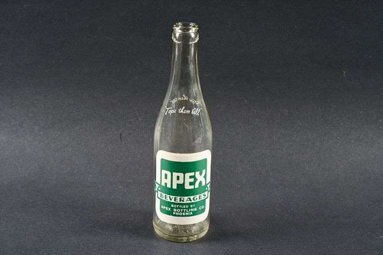 APEX BEVERAGES 12 OZ POP BOTTLE - Shackelton Auctions Inc.