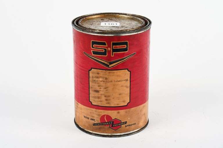 SP TWIN TRACTION LUBRICANT QUART PAPER LABEL CAN - Shackelton Auctions Inc.